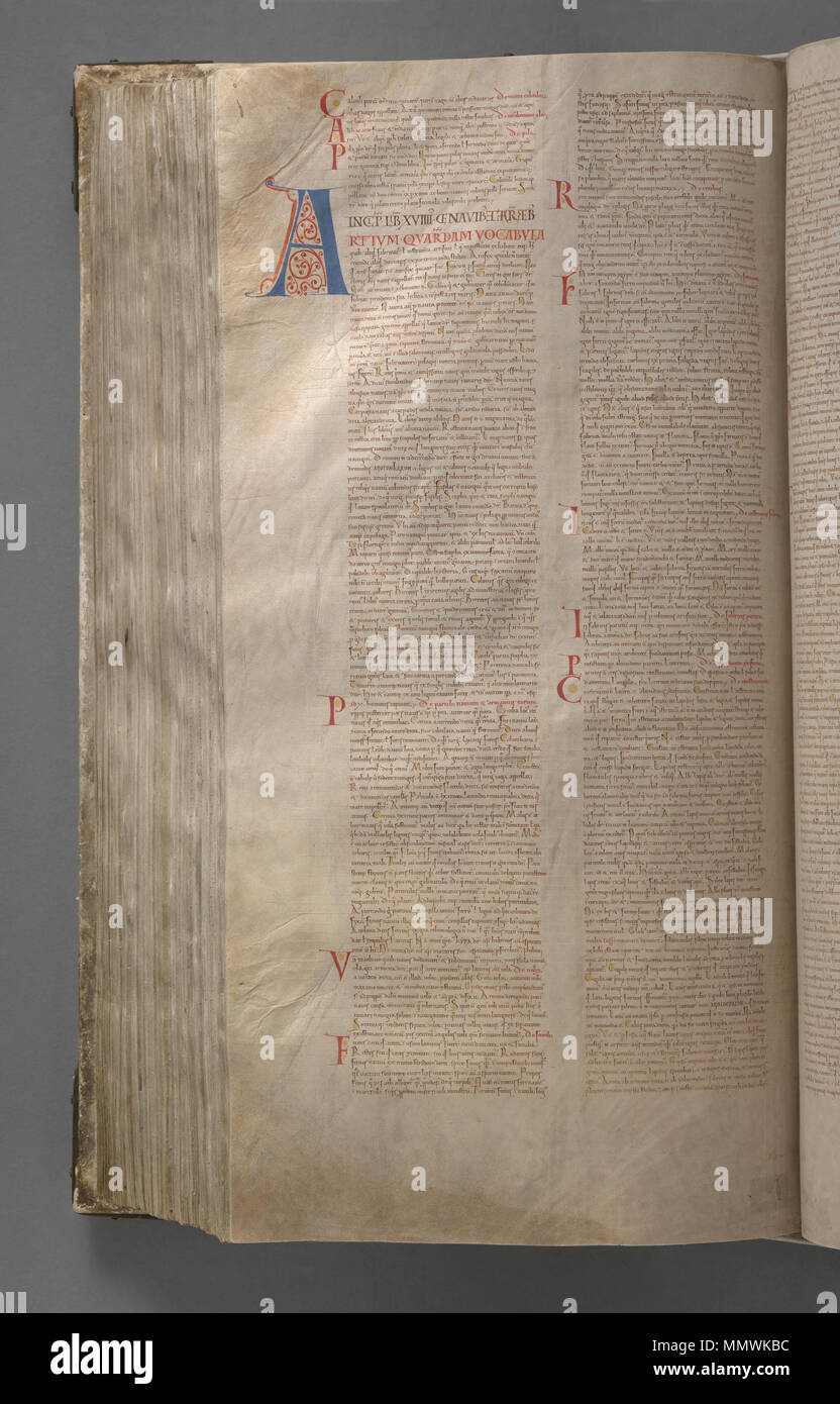 CodexGigas 470 Isidorus Stock Photo - Alamy