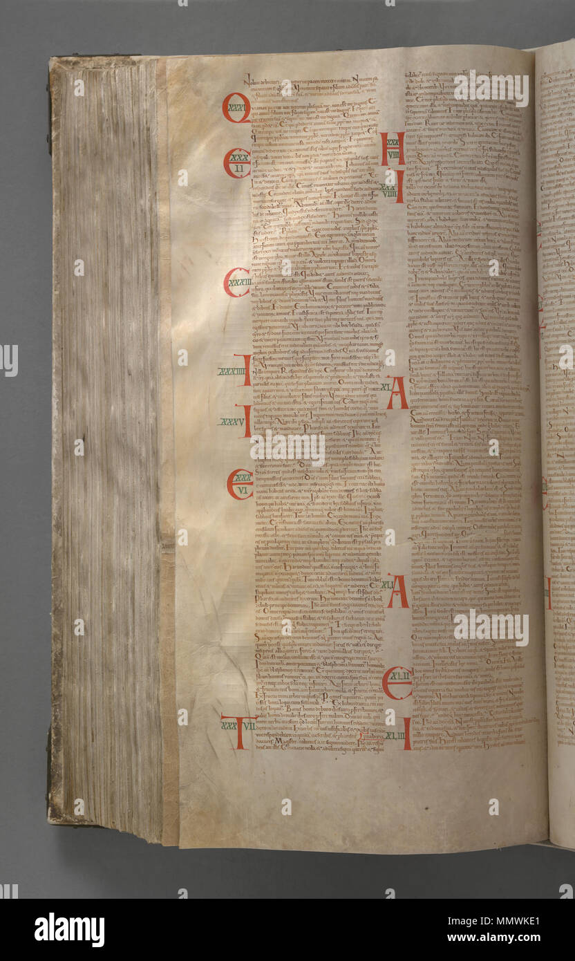 CodexGigas 508 Matthew Stock Photo - Alamy