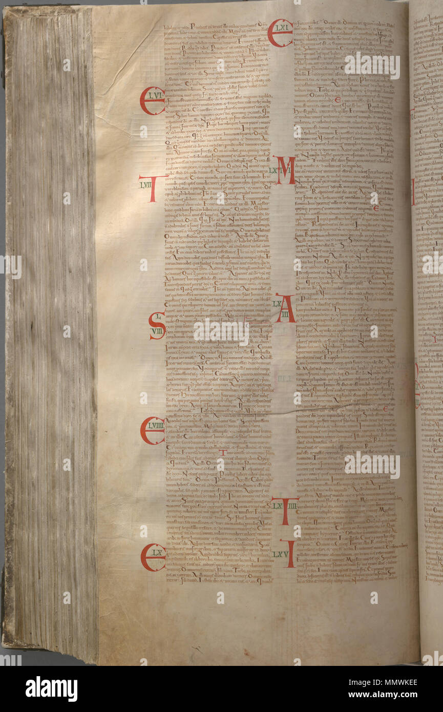 CodexGigas 510 Matthew Stock Photo - Alamy