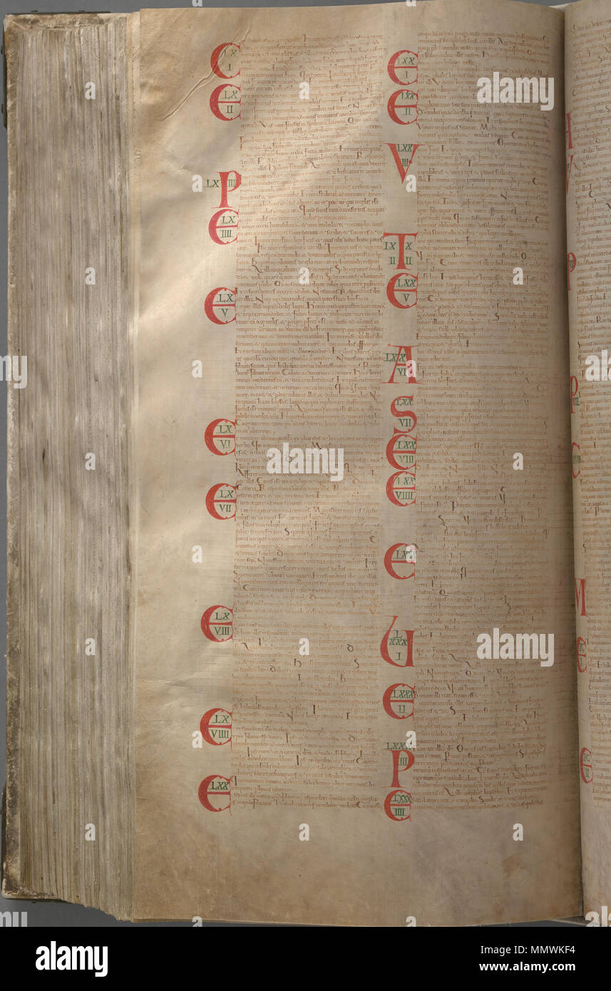 CodexGigas 518 Mark Stock Photo - Alamy