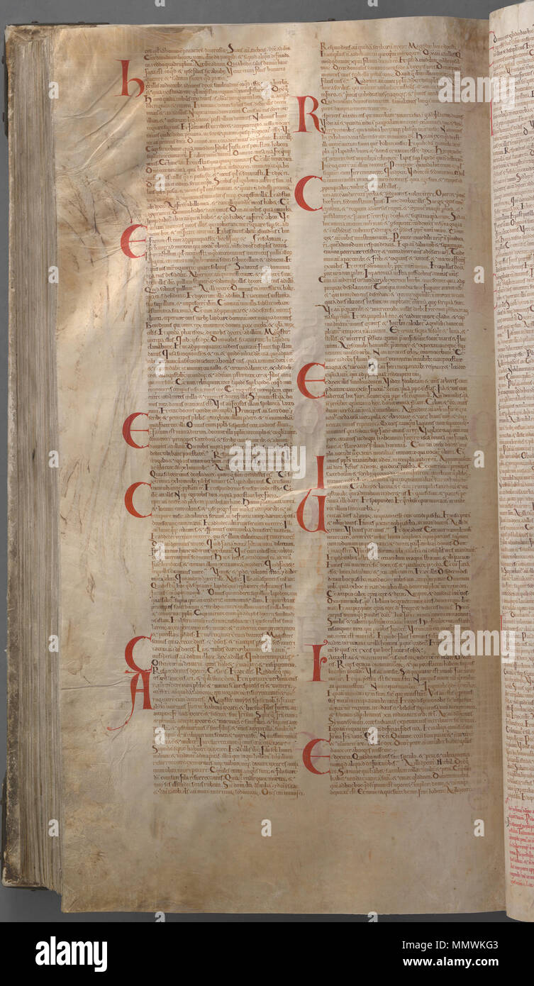 CodexGigas 528 Luke Stock Photo - Alamy