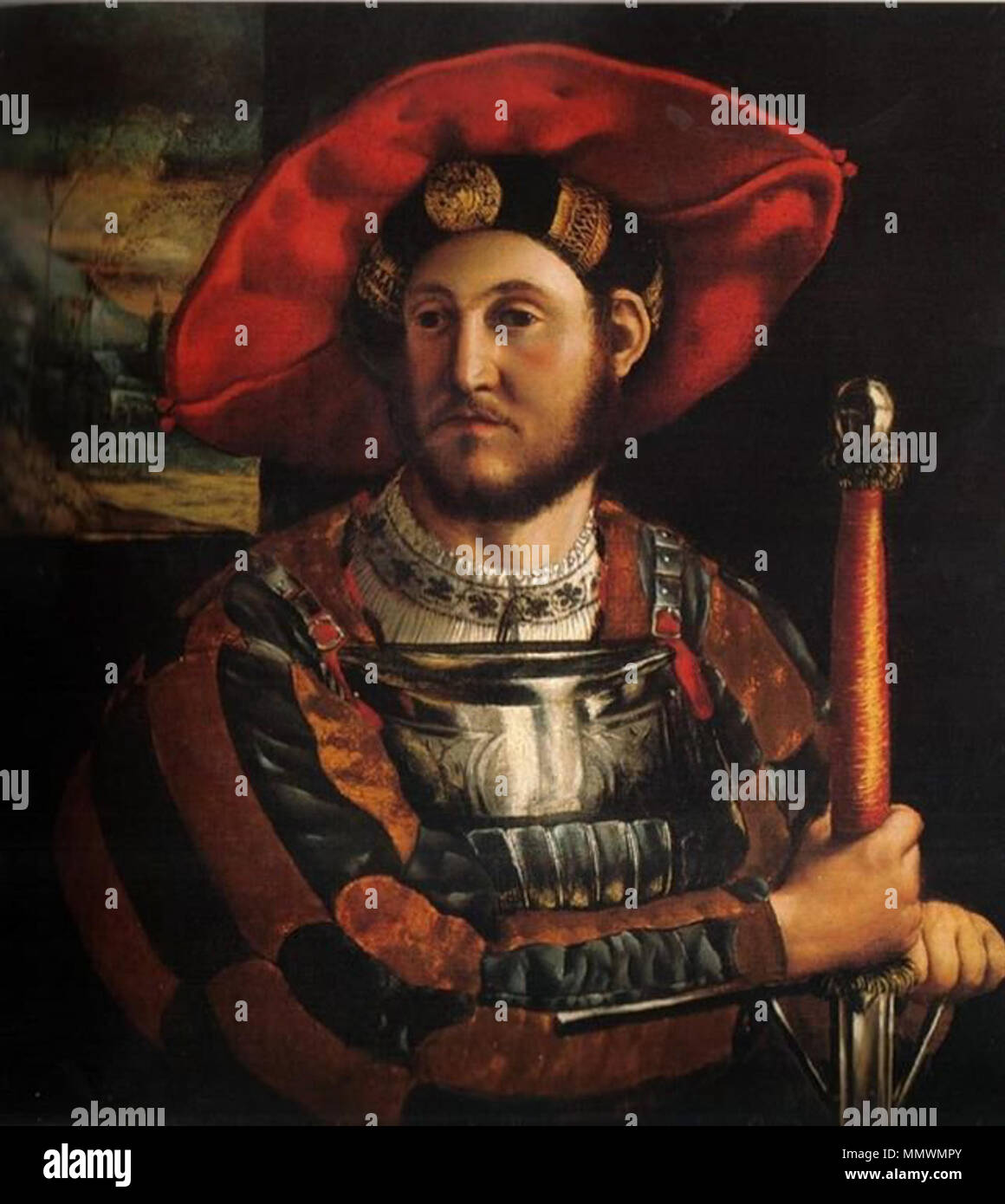 . Italiano: Condottiero . circa 1520. Dosso Dossi - Cambridge ...