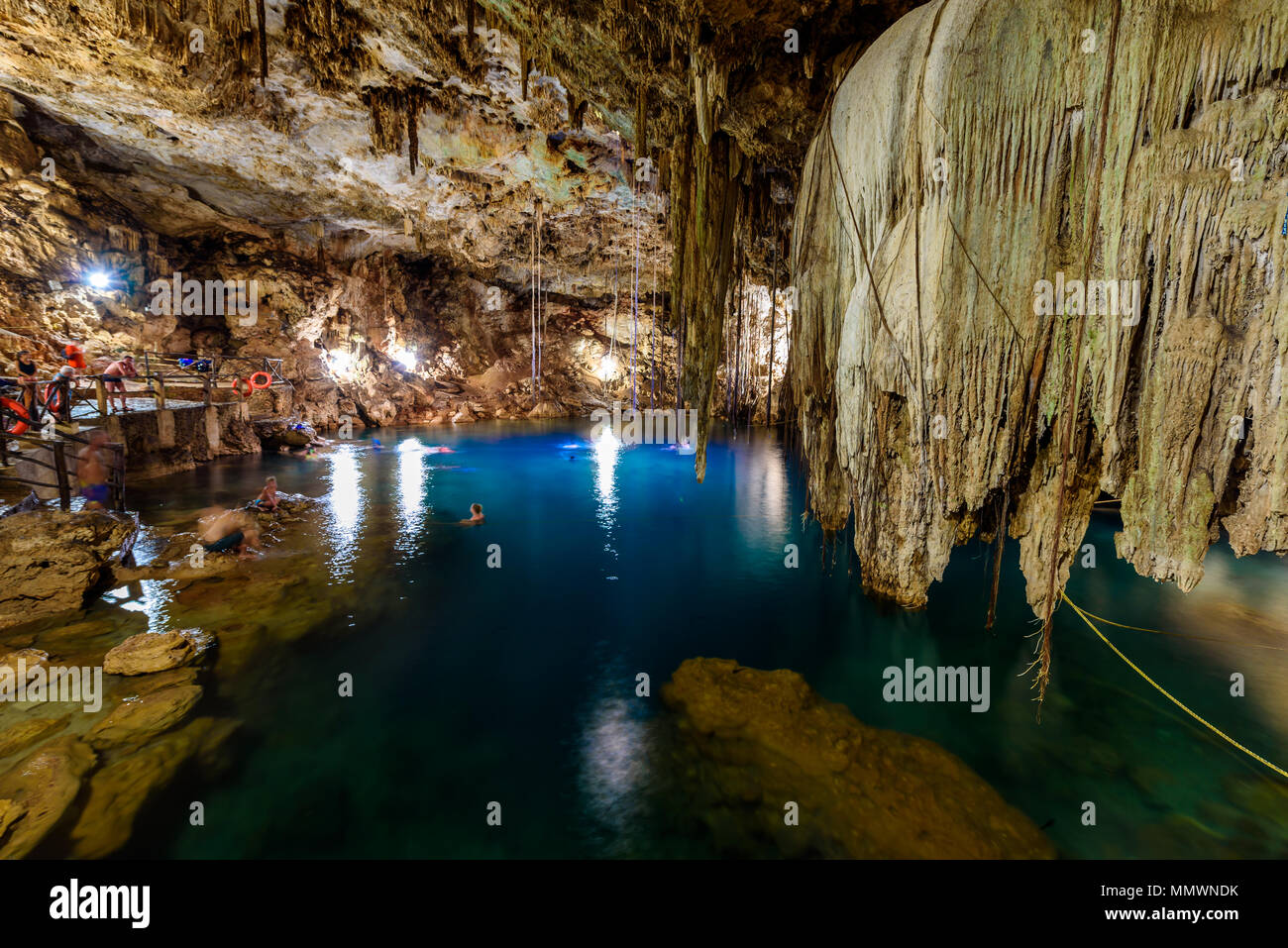 The blue hole stalactites hi-res stock photography and images - Alamy