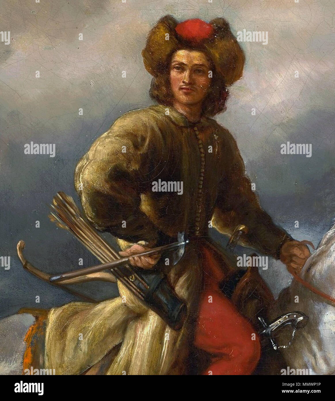 Lisowczyk (detail).. between 1860 and 1865. Kossak Lisowczyk (detail ...