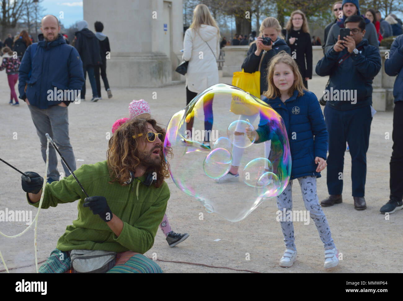 Iridescent giant bubbles hi-res stock photography and images - Alamy