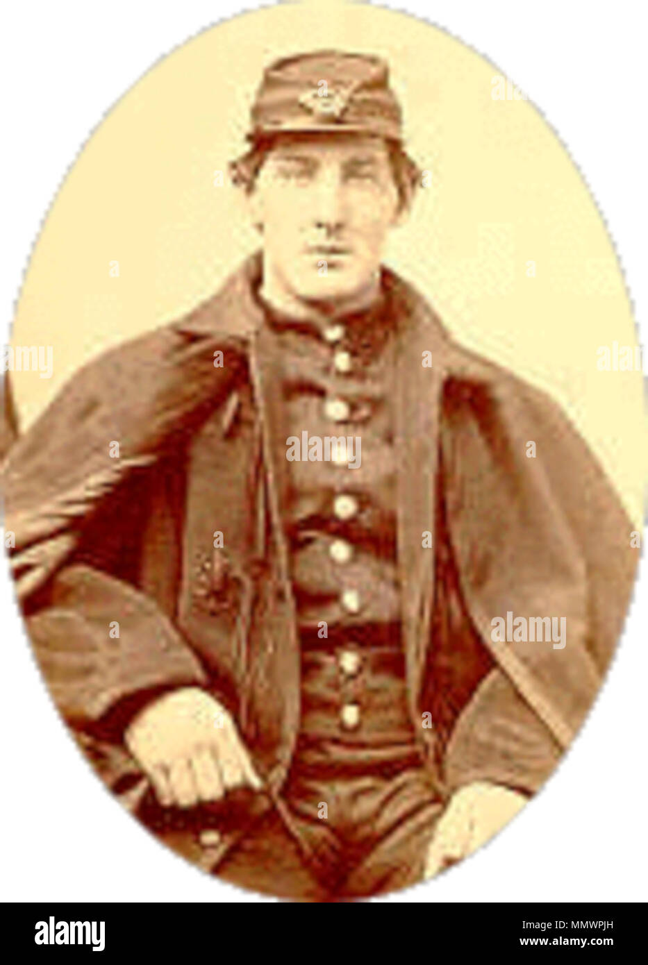 . Photograph of Private George Naylor Julian, 2nd Mass. Light Artillery ...