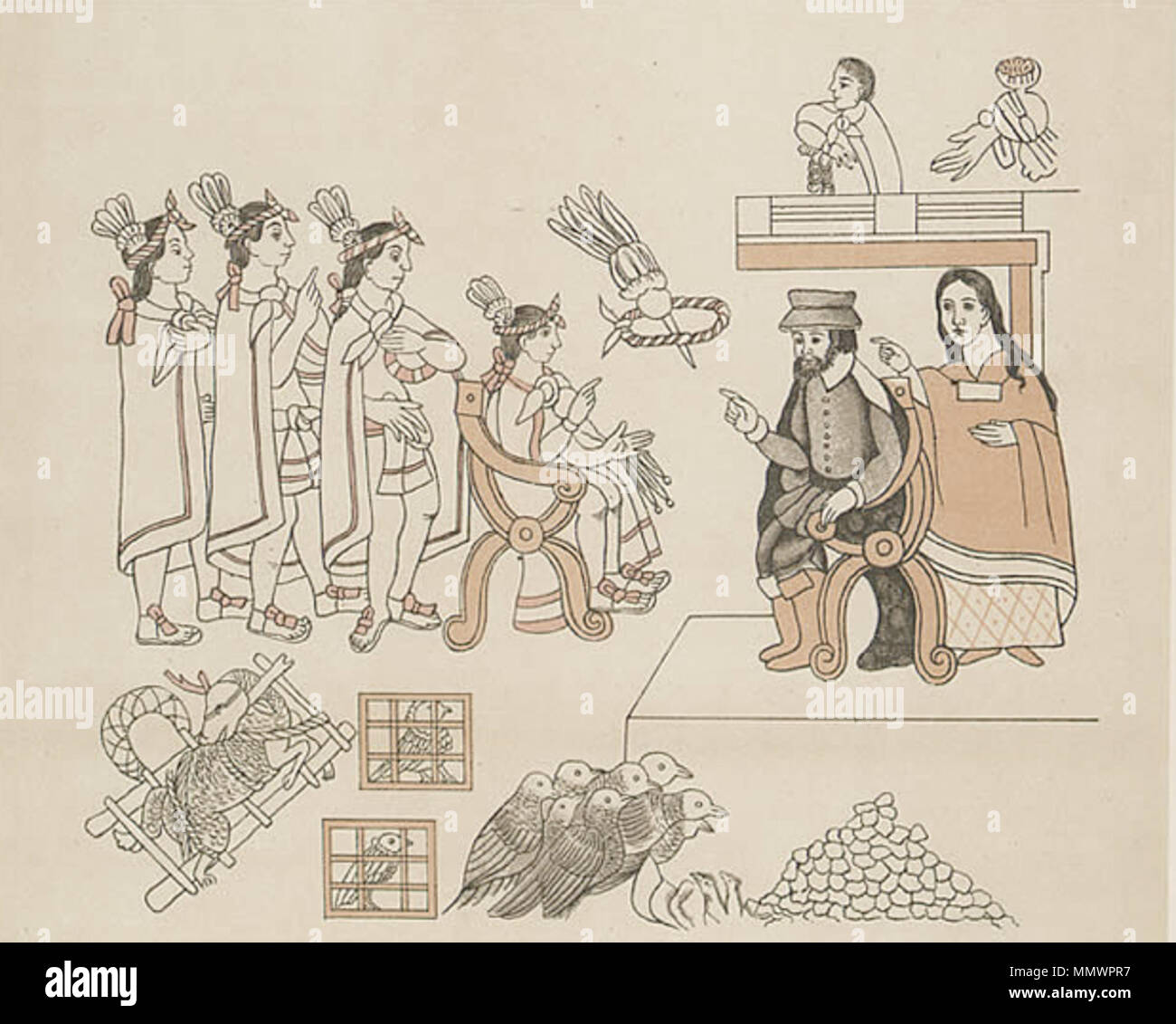 Cortes conquest of tenochtitlan hi-res stock photography and images - Alamy