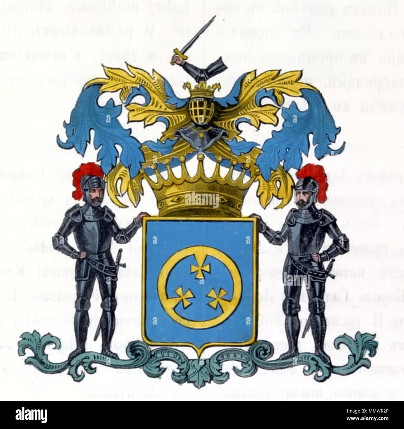 . Русский: Родовой герб English: Coat of Arms of Count Ledochowski ...