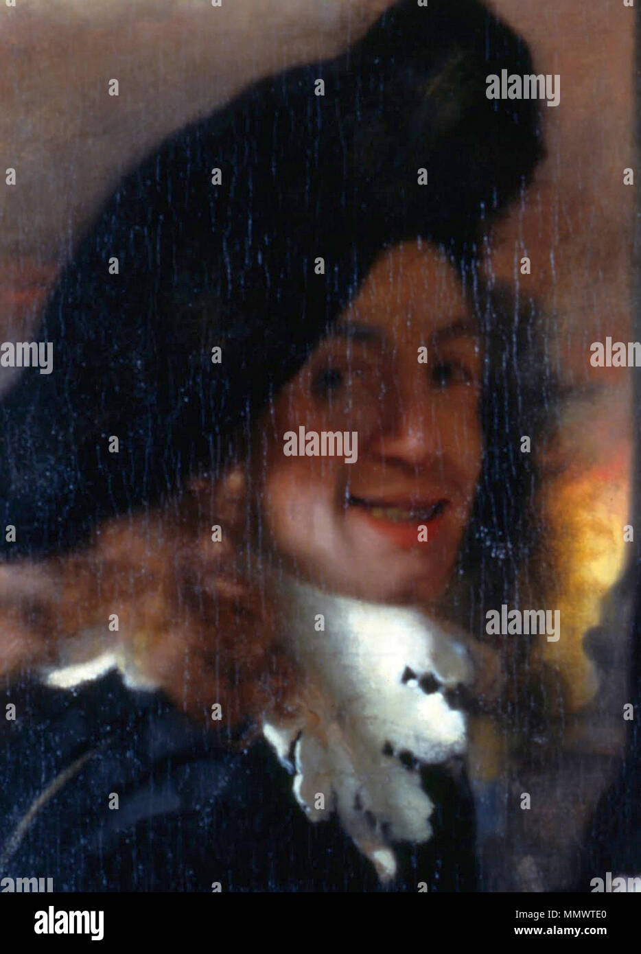 . English: The only supposed portrait of Jan Vermeer. The Procuress ...