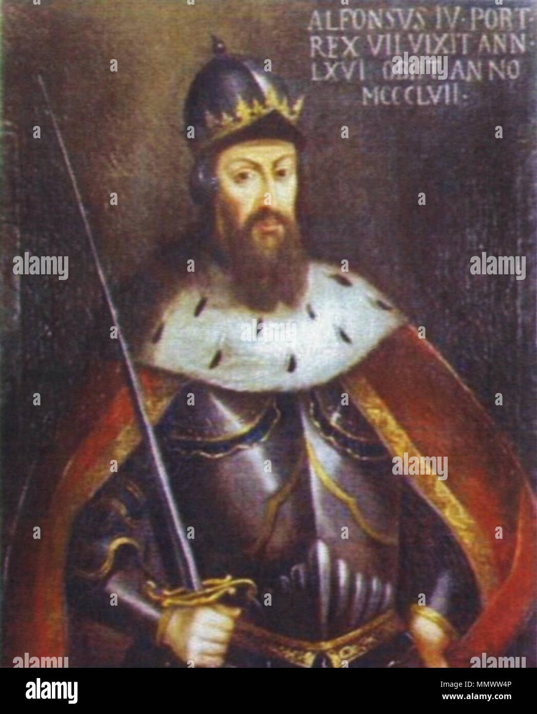 D. Afonso IV (c. 1780) - Série Régia de Miguel António do Amaral (Paços ...