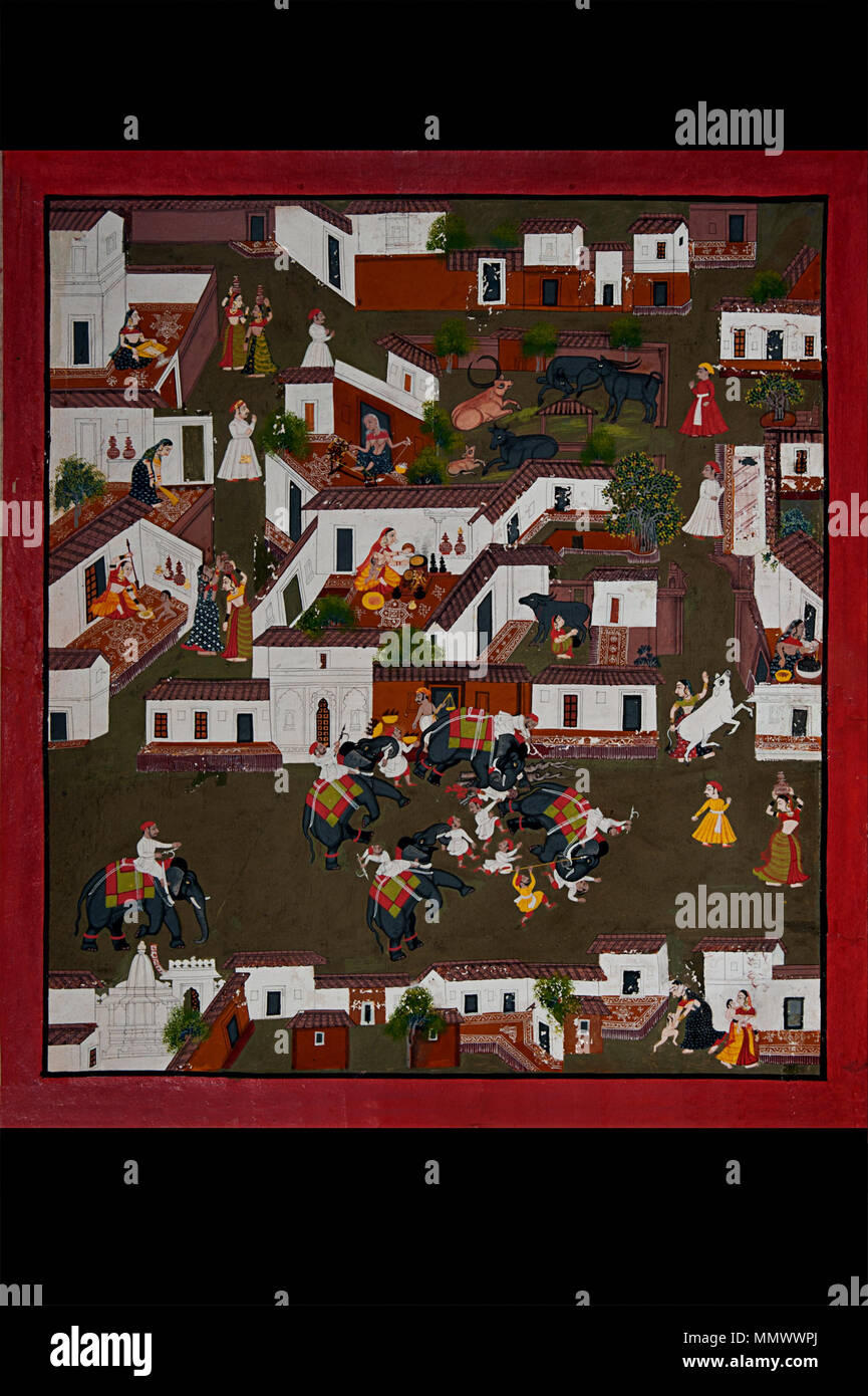 Daily life in a village. 1750. Daily life in a village - Google Art ...