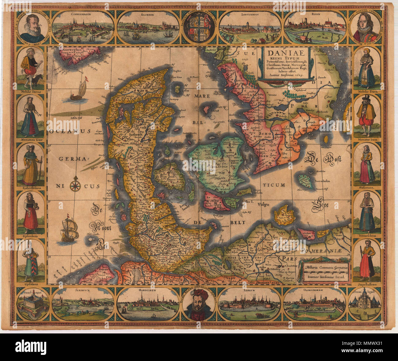 Amsterdam map 1630 hi-res stock photography and images - Alamy