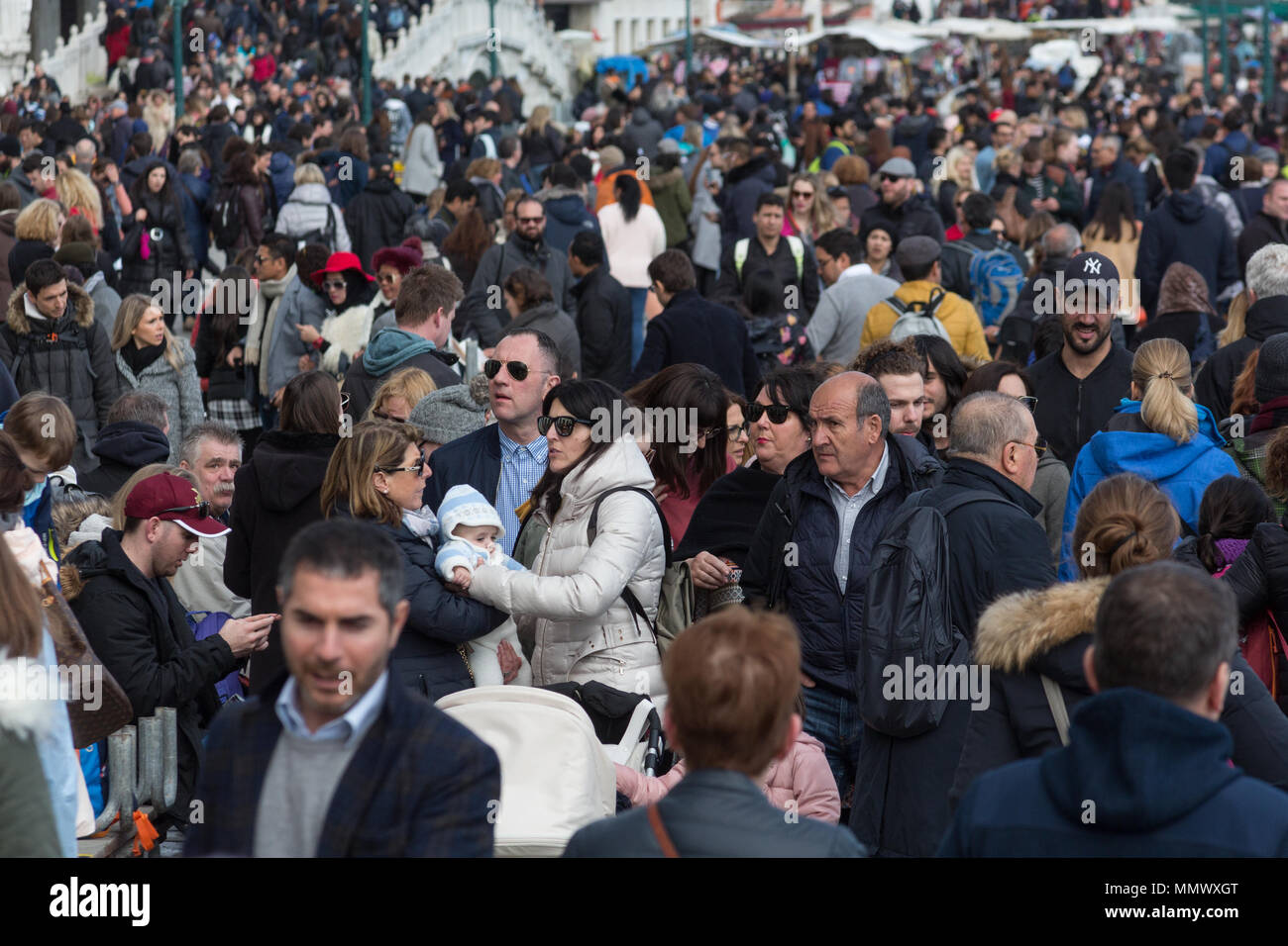Mass tourism crowds hi-res stock photography and images - Alamy