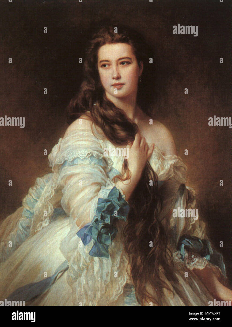 . Portrait of Madame Barbe de Rimsky-Korsakov Q17494052. 1864. Franz ...