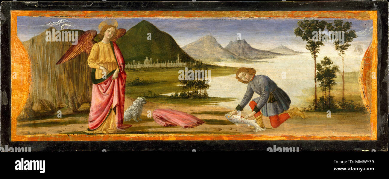 . David ghirlandaio, tobiolo e l'angelo raffaele . 1484-1486 circa ...