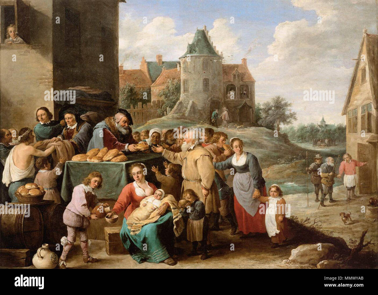 The Works of Mercy. 1640s. David Teniers (II) - The Works of Mercy ...