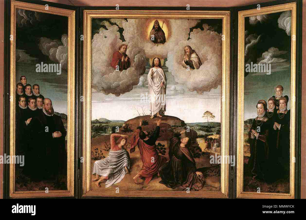 . English: The Transfiguration of Christ Oil on panel O.L. Vrouwekerk ...