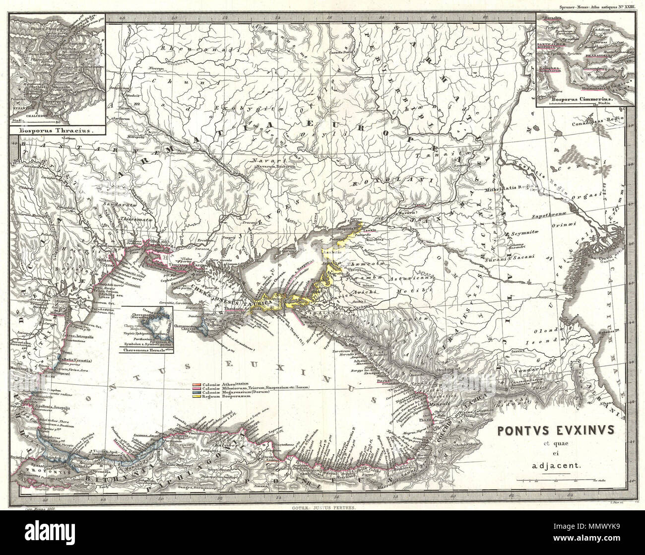 Pontus map hi-res stock photography and images - Alamy