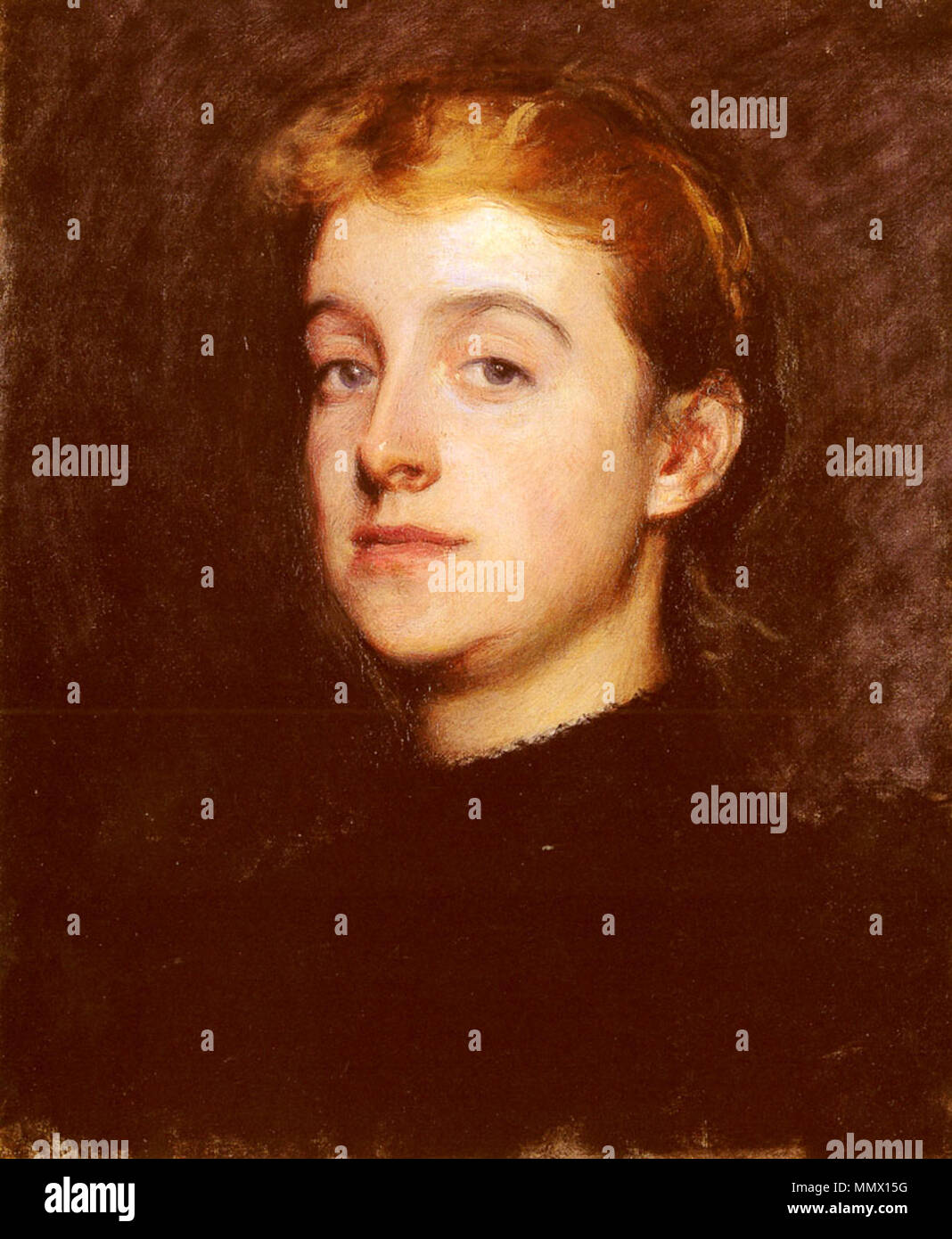 Portrait Sketch Of Eleanor Hardy Bunker Dennis Miller Bunker - Portrait ...