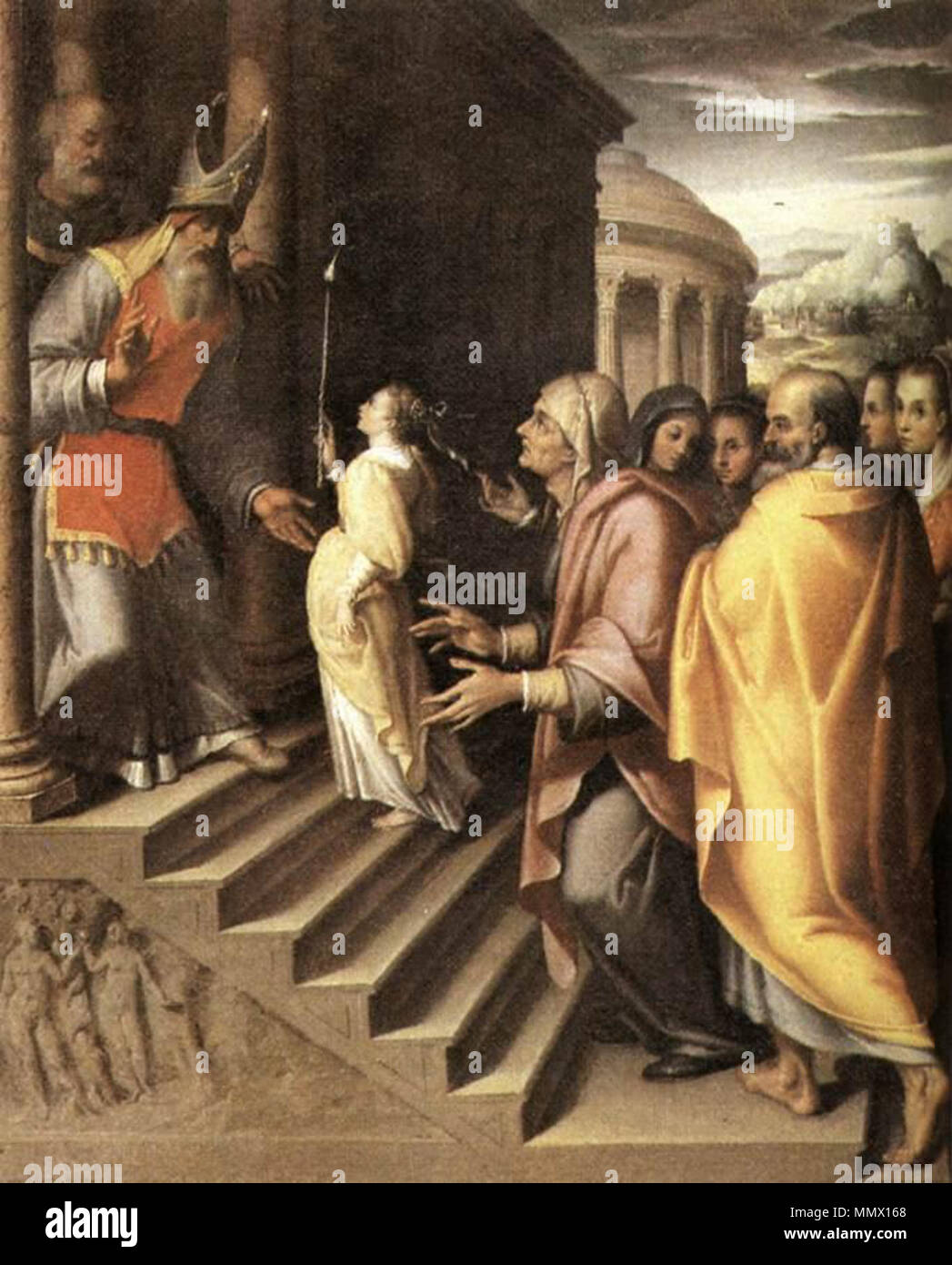 The Presentation of the Virgin Mary in the Temple of Jerusalem. second ...
