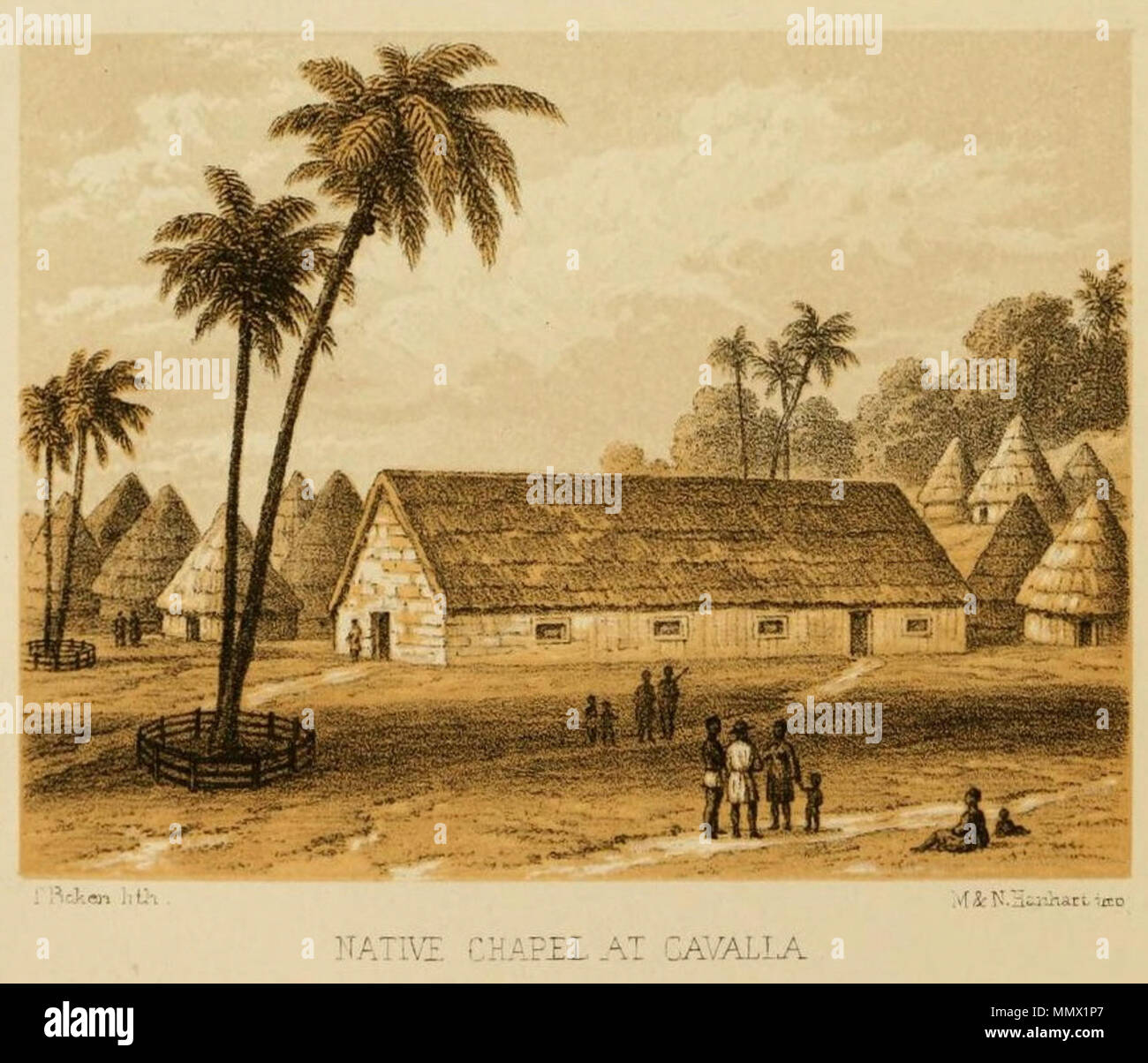 . Native Chapel at Cavalla... Native Chapel at Cavalla. between 1850 ...