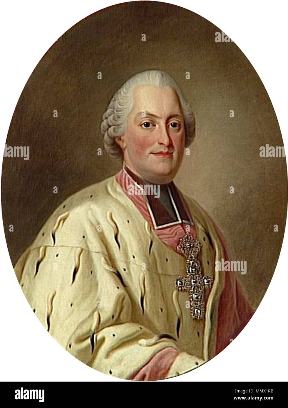 . English: Portrait of Clemens Wenceslaus of Saxony (1739-1812) . 18th ...