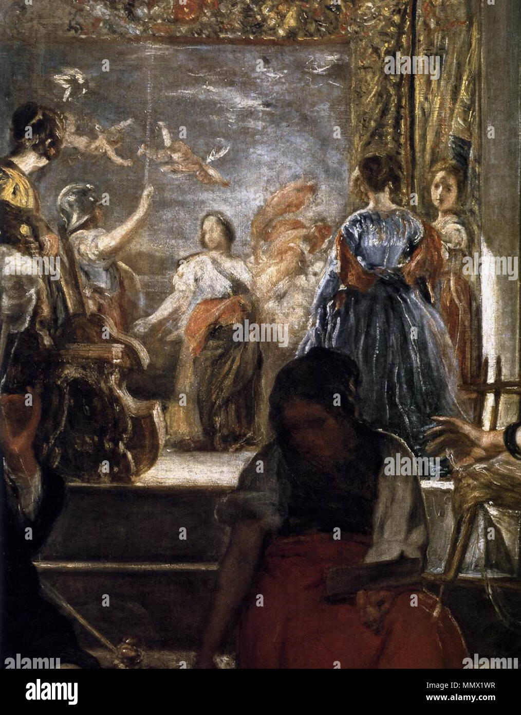Detail of Las hilanderas (2), by Diego Velázquez Stock Photo - Alamy