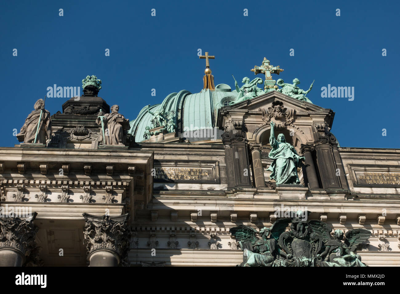The Berlin Cathedral is called Berliner Dom. Beautiful old building in ...
