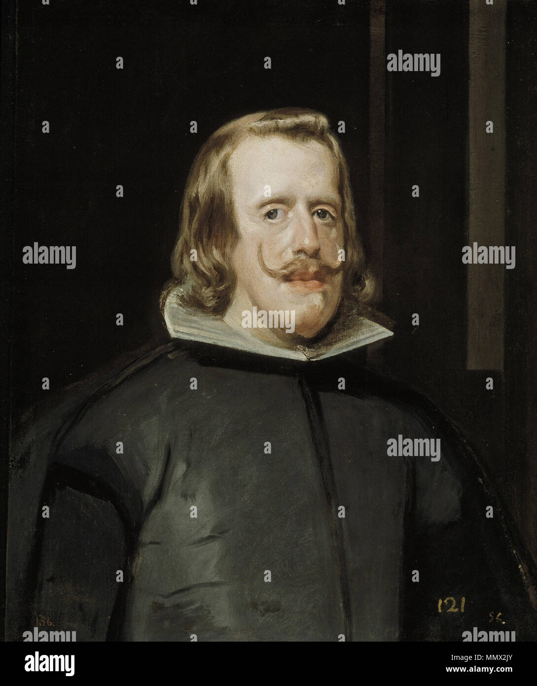 Diego Rodríguez Velázquez -Retrato Felipe IV Rey de España (Prado Stock ...