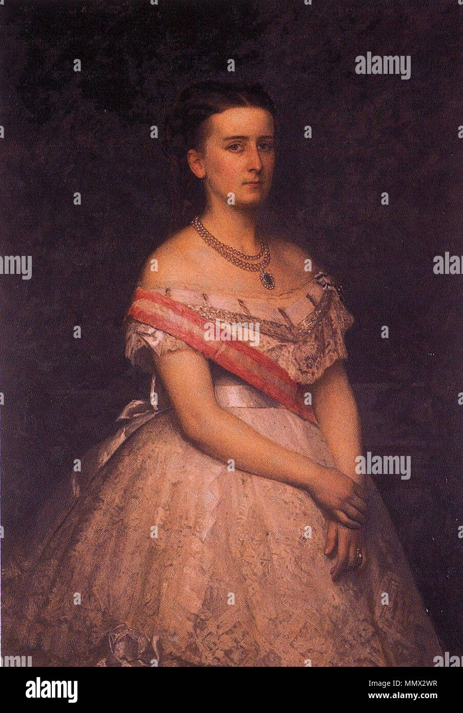 . English: Portrait of Marie of Hohenzollern-Sigmaringen (1845-1912 ...