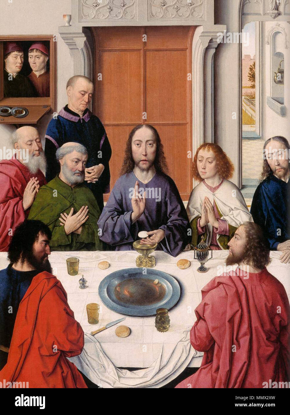 The Last Supper (detail). between 1464 and 1467. Dieric Bouts - The ...