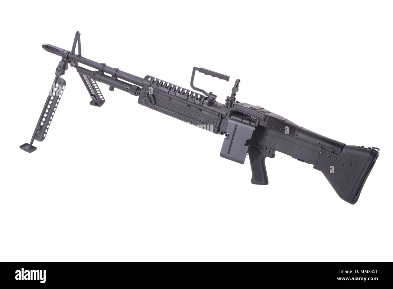 M60 machine gun isolated on white Stock Photo - Alamy