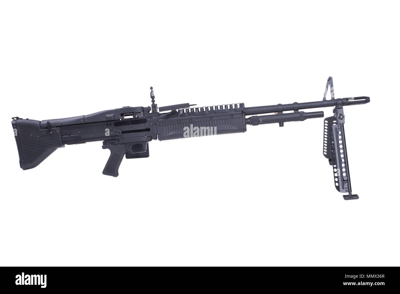 M60 machine gun isolated on white Stock Photo - Alamy