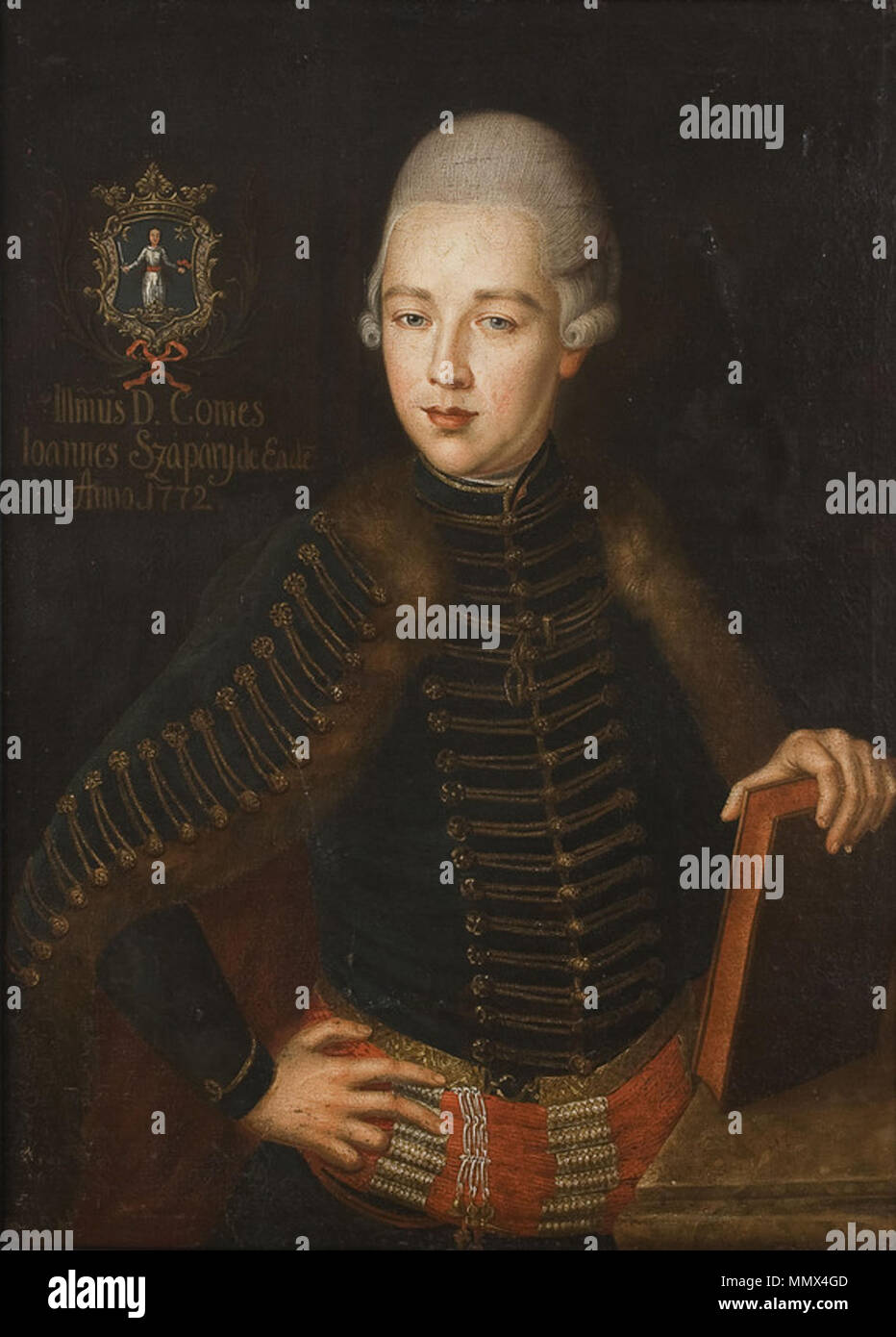 Slovenš?ina: Portret grofa Janeza Szaparyja . 1772. Portret grofa ...