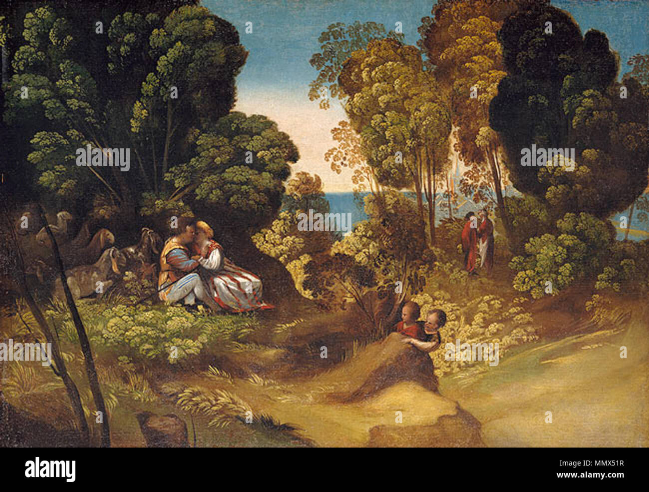 The Three Ages of Man. 1515. Dosso Dossi - The Three Ages of Man Stock ...