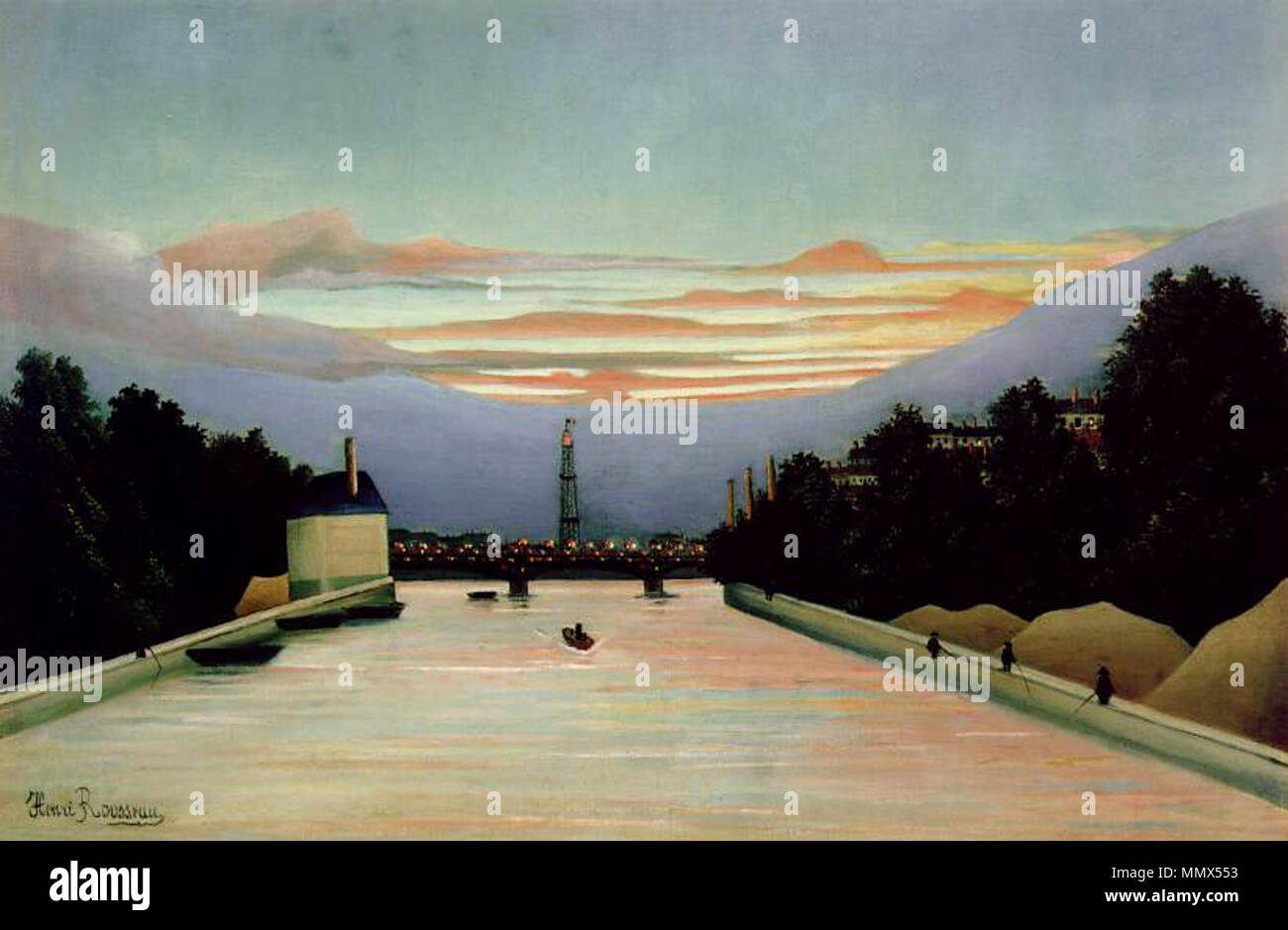 La tour Eiffel. 1898. Douanier Rousseau tour Eiffel Stock Photo - Alamy