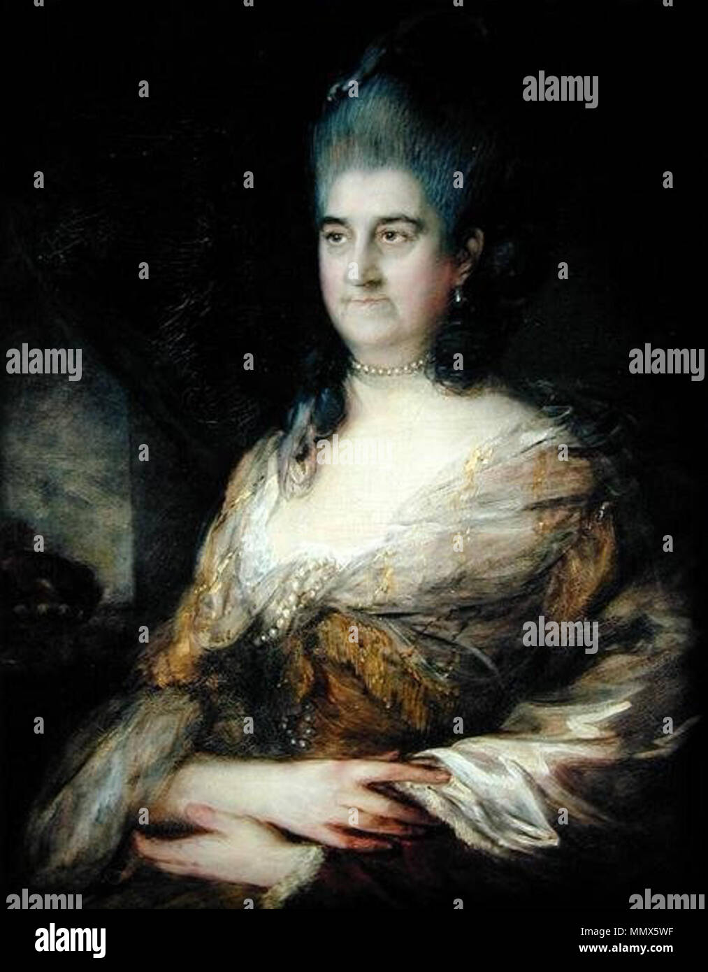 . Portrait of an Old Lady (said to be Elizabeth, Duchess of Kingston ...