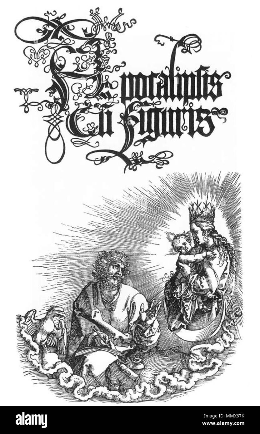English: The Revelation of St John: Title page to the second Latin ...