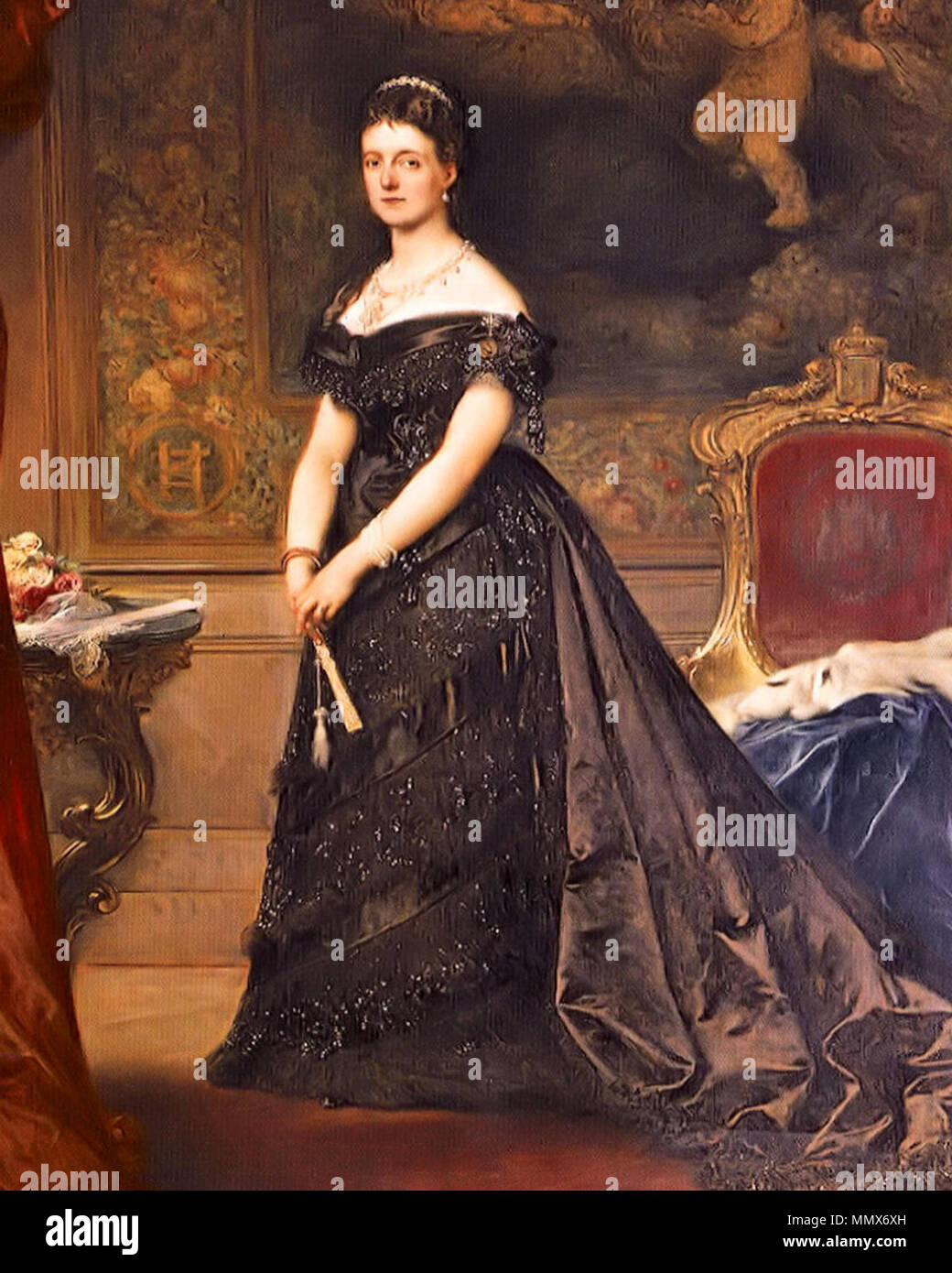 . Queen of the Belgians Portrait of Maria Hendrikka, archduchess of ...