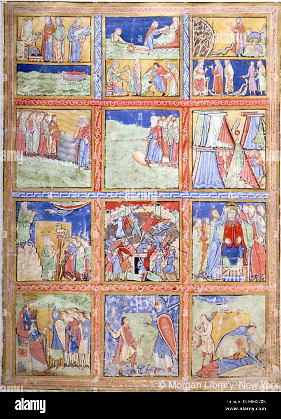 English: Eadwine psalter : second detached leaf from the prefatory ...