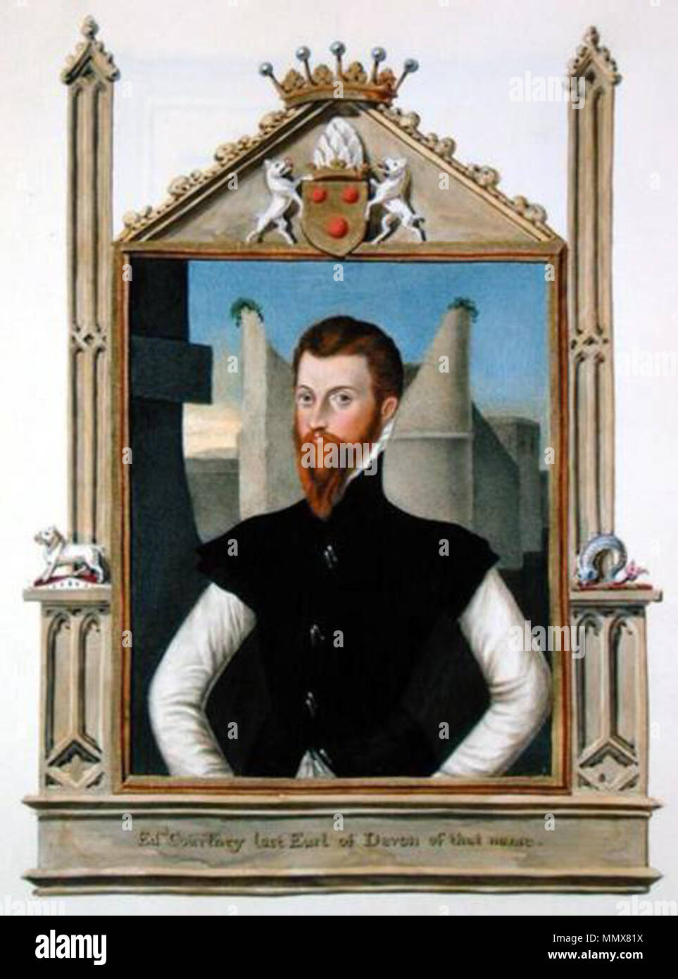 . Son of Henry Courtenay, Marquess of Exeter and grandson of Princess ...