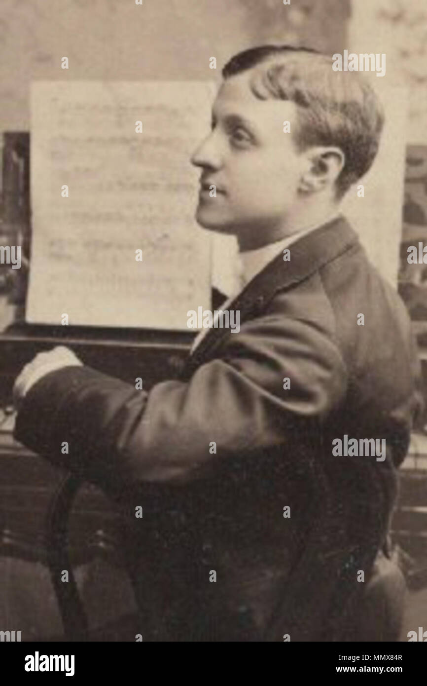 . English composer Edward Solomon (1855-1895) . circa 1875. Unknown ...