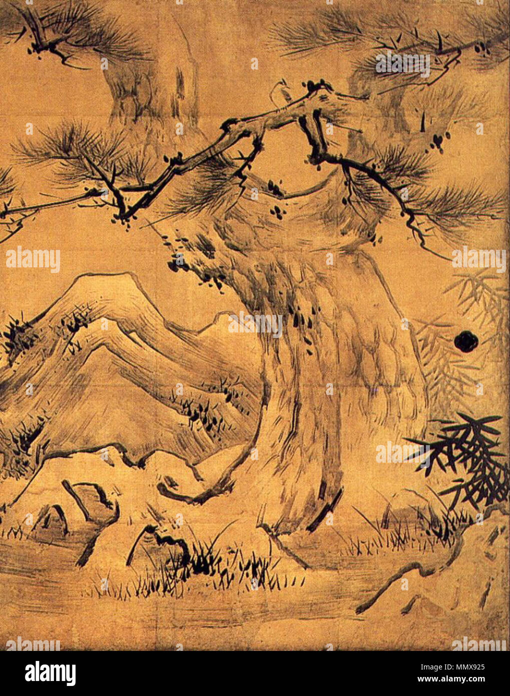 . English: Kano Eitoku: Birds and flowers of the four seasons, 1566 ...