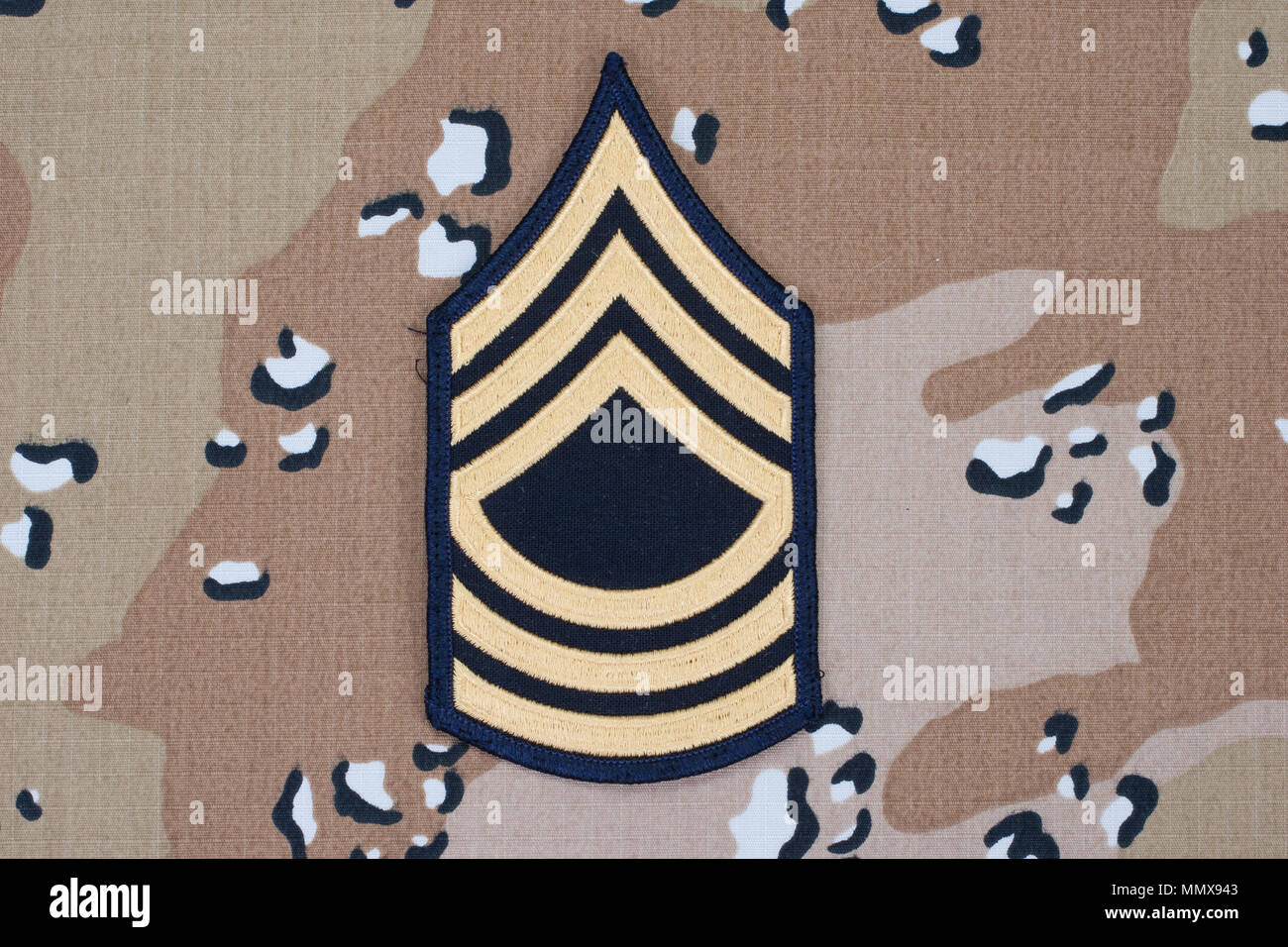 us army uniform sergeant rank patch Stock Photo - Alamy