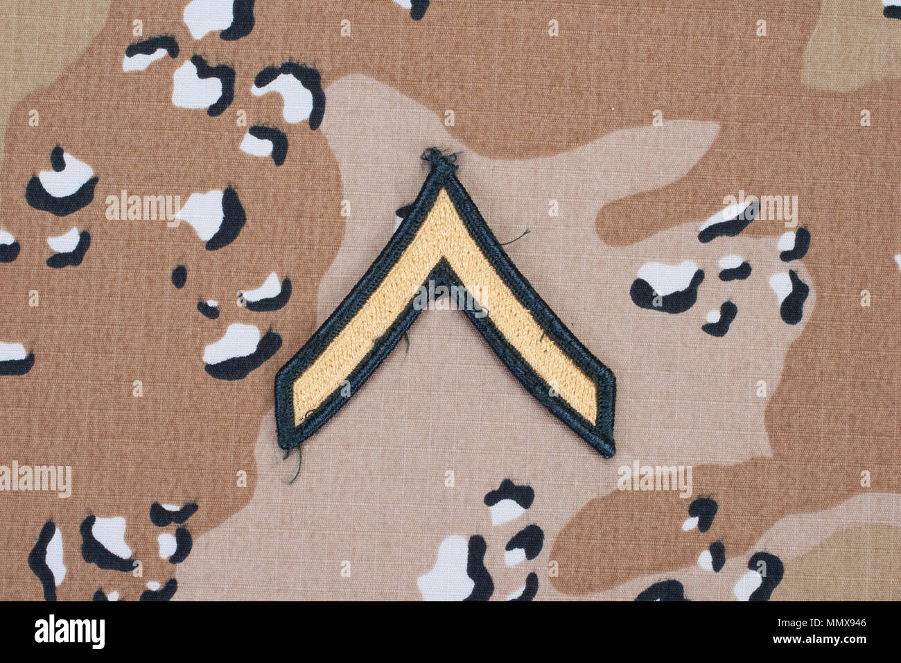 us army uniform sergeant rank patch Stock Photo - Alamy