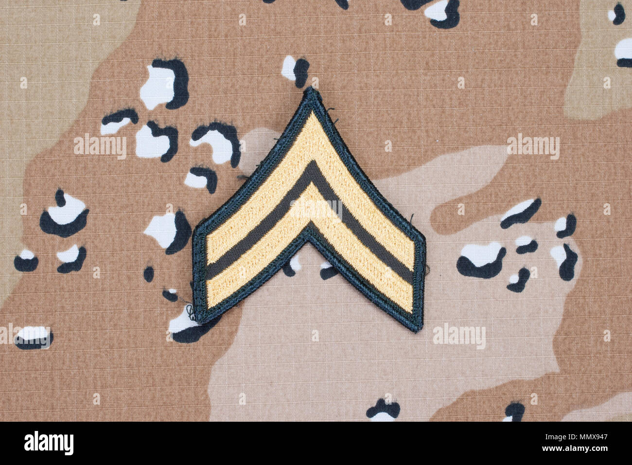 us army uniform sergeant rank patch Stock Photo - Alamy