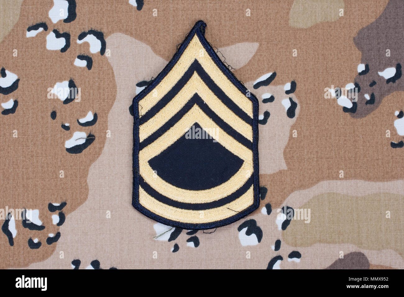 us army uniform sergeant rank patch Stock Photo - Alamy