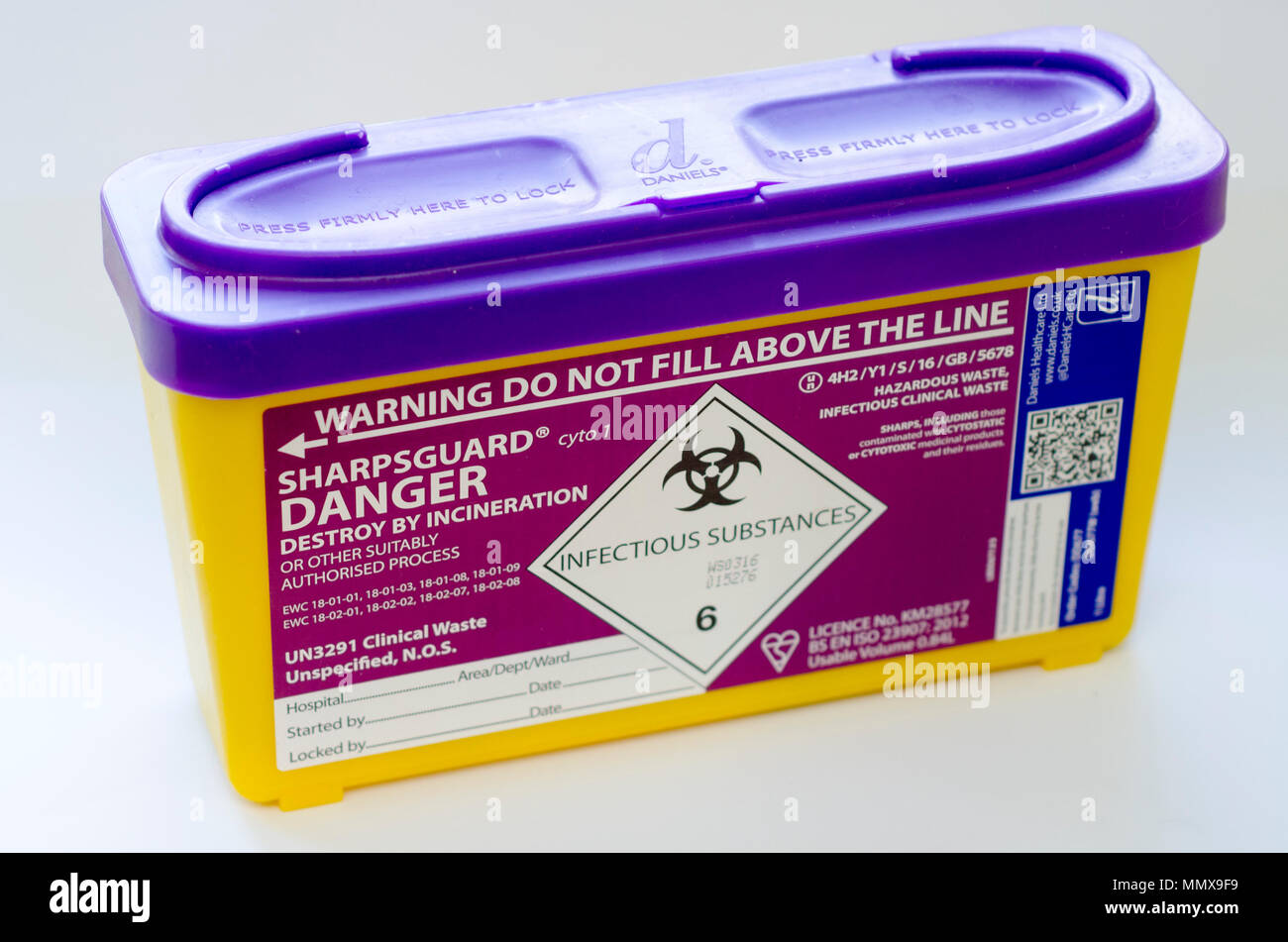 Sharps box hi-res stock photography and images - Alamy