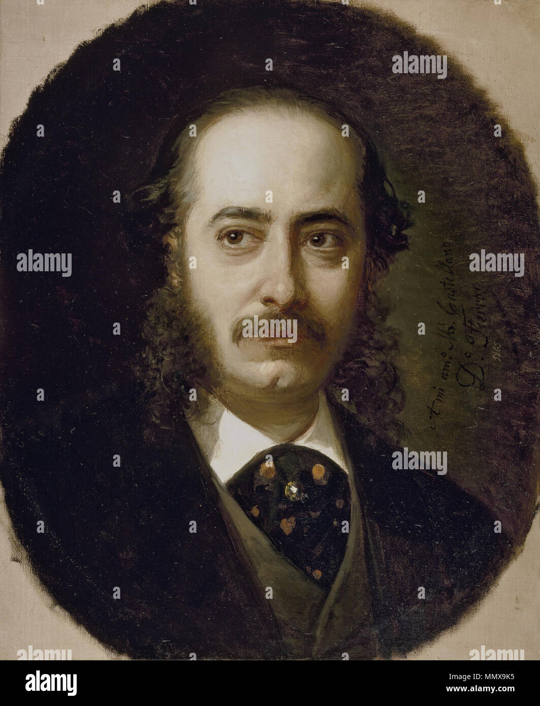 . Español: Retrato del pintor español Manuel Castellano (1826-1880). El ...