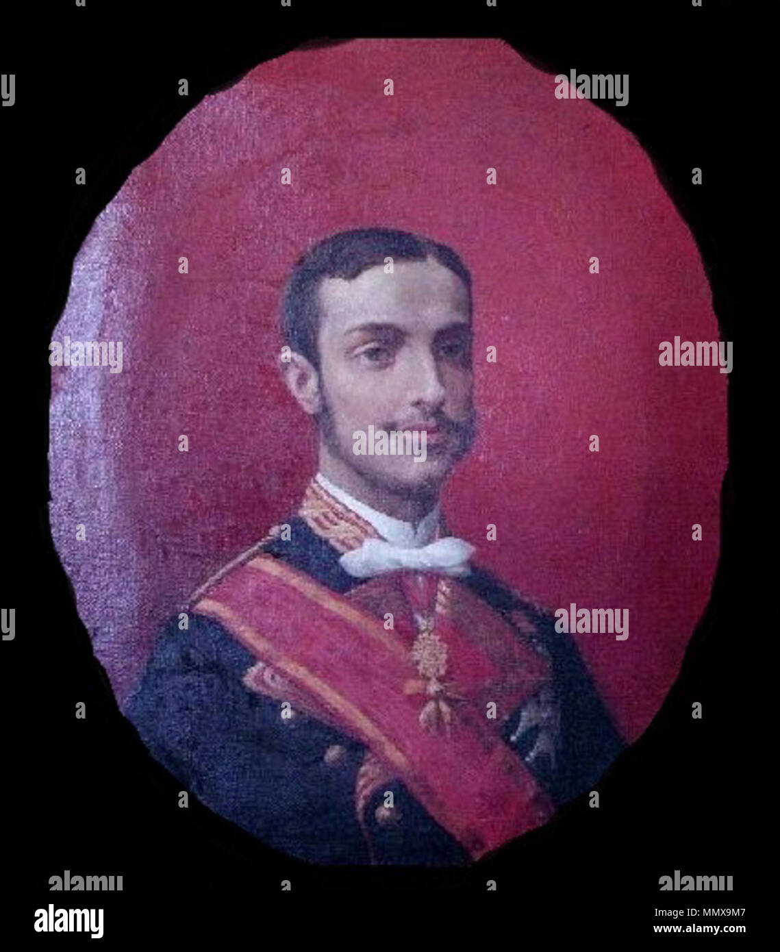 El rey Alfonso XII de España (Ayuntamiento de Jaén Stock Photo - Alamy